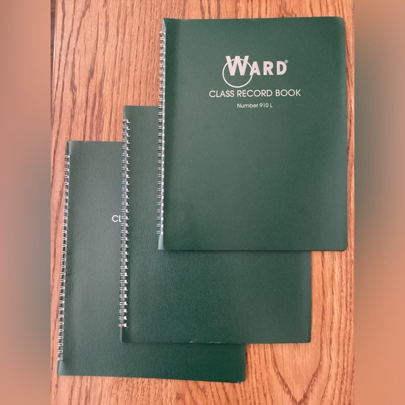 Other | Ward Class Record Book 91l Set Of 3 New Gradebook Attendance ...